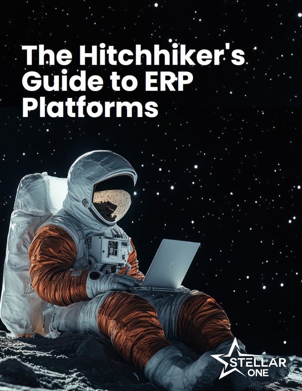 Free eBook: Hitchhikers Guide to ERP Platforms | Stellar One
